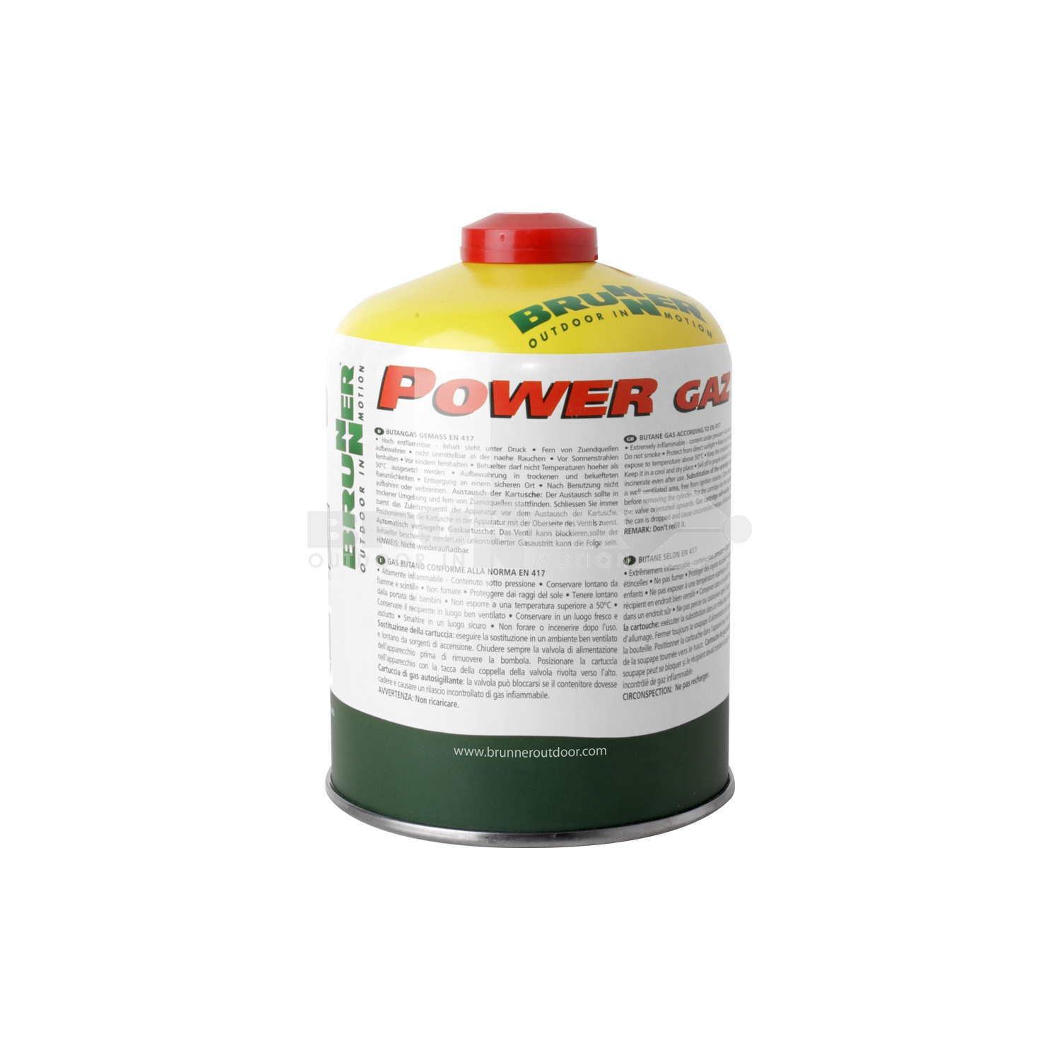 Bomboletta gas Brunner POWERGAZ 450 - Crema Sport